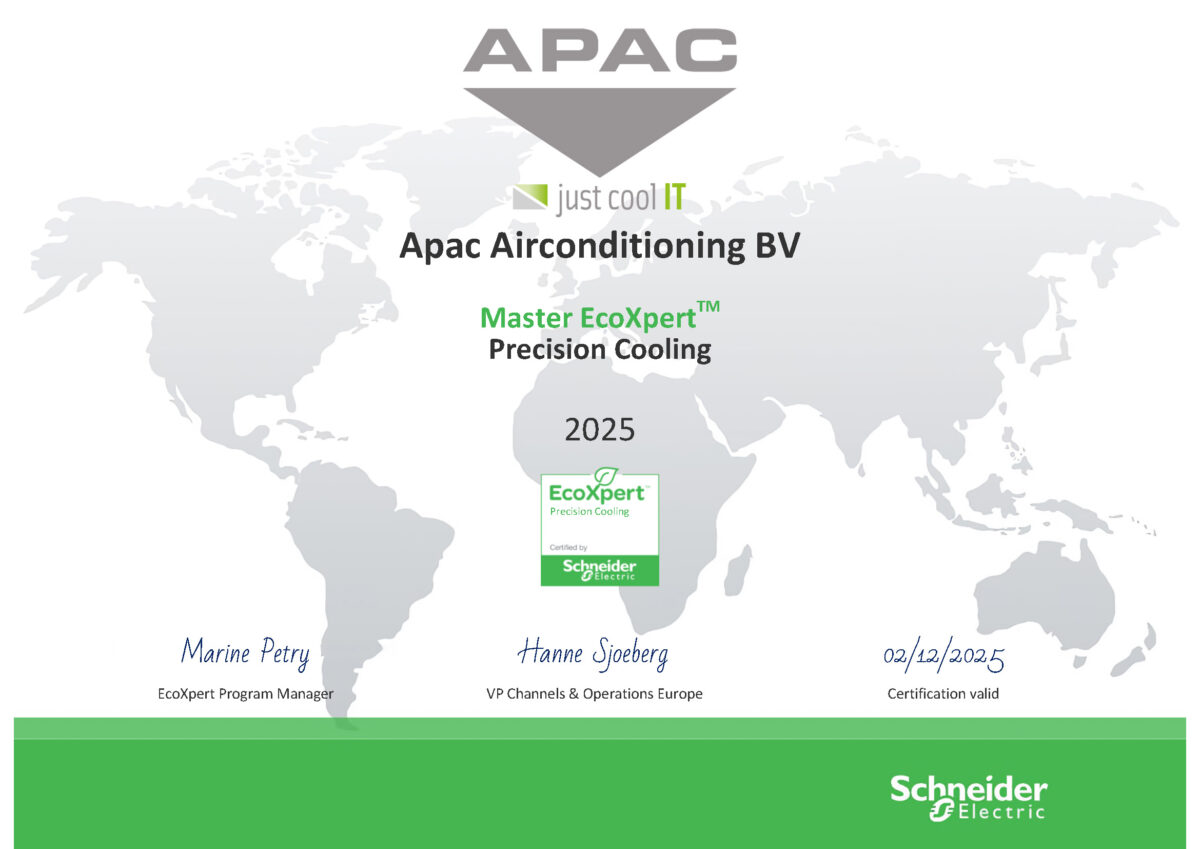 APAC officieel gecertificeerd als EcoXpert-partner van Schneider ...